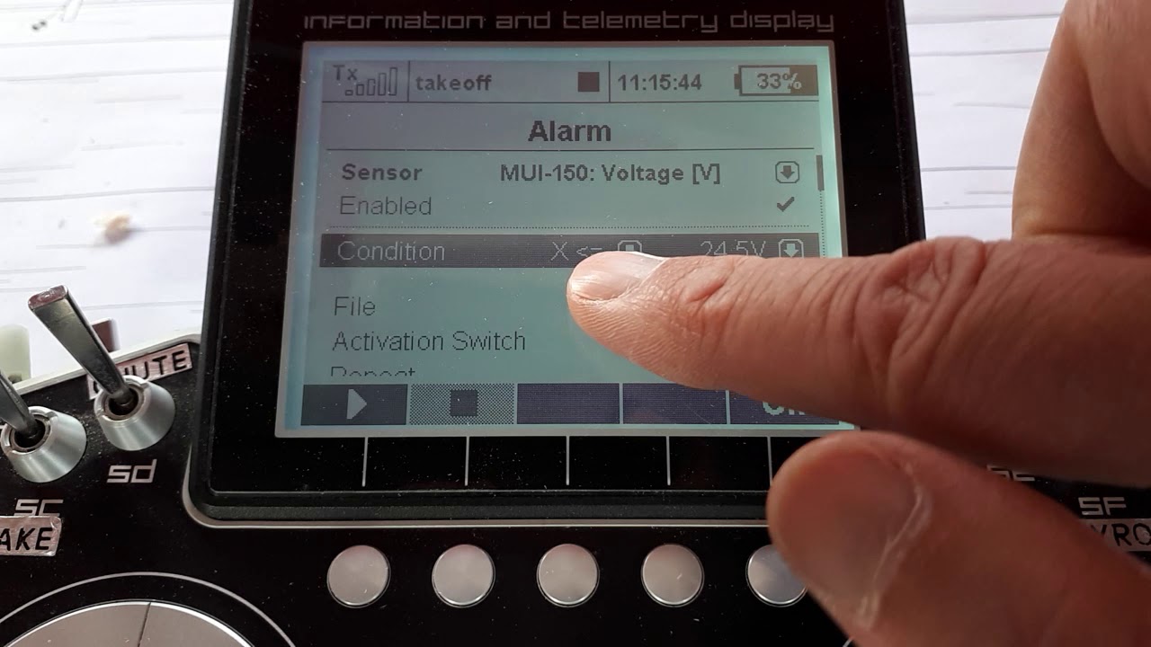 Jeti - automatic pre-flight check - YouTube