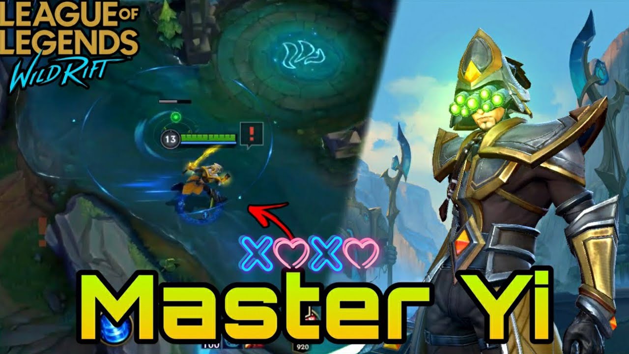 league of legends wild rift master yi ep1 - YouTube