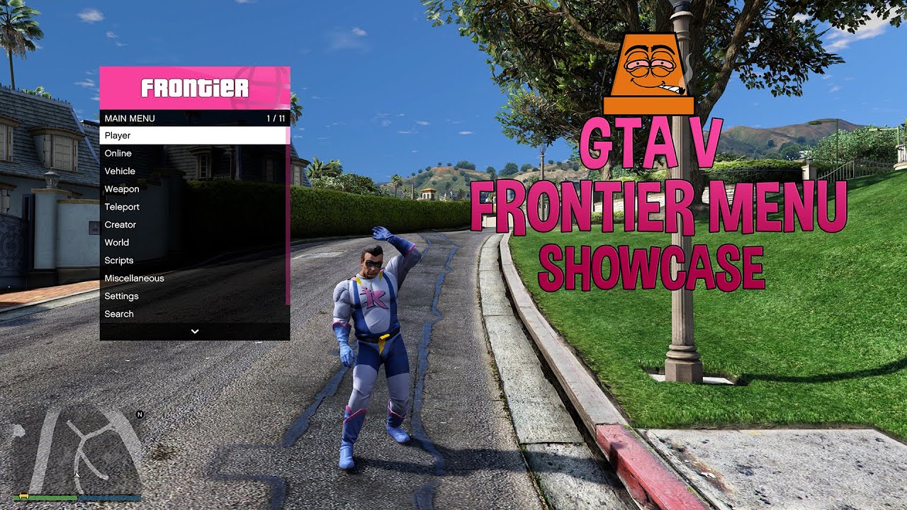 GTA V | FRONTIER MENU SHOWCASE | 1.60 - YouTube