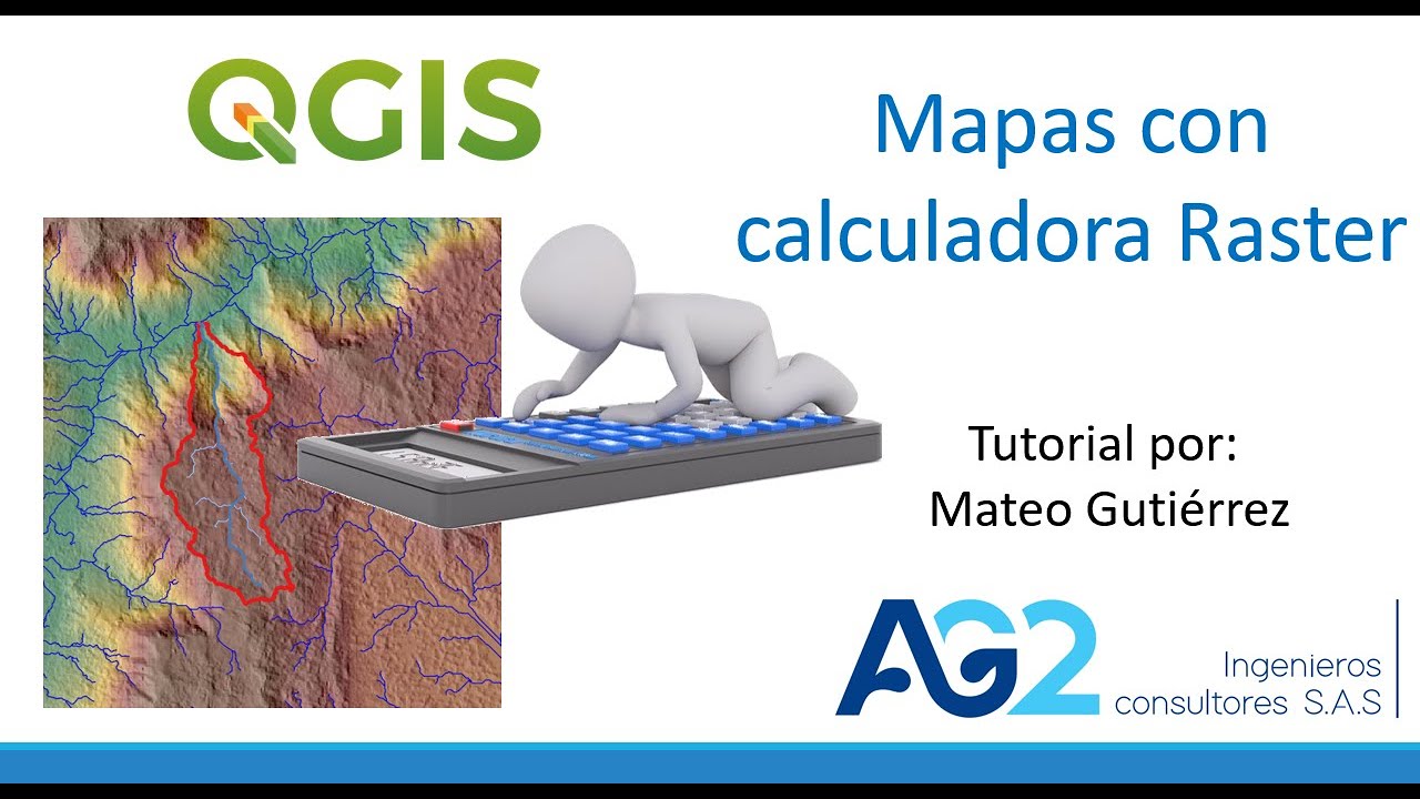 Cálculo de mapas con calculadora Raster QGIS - YouTube