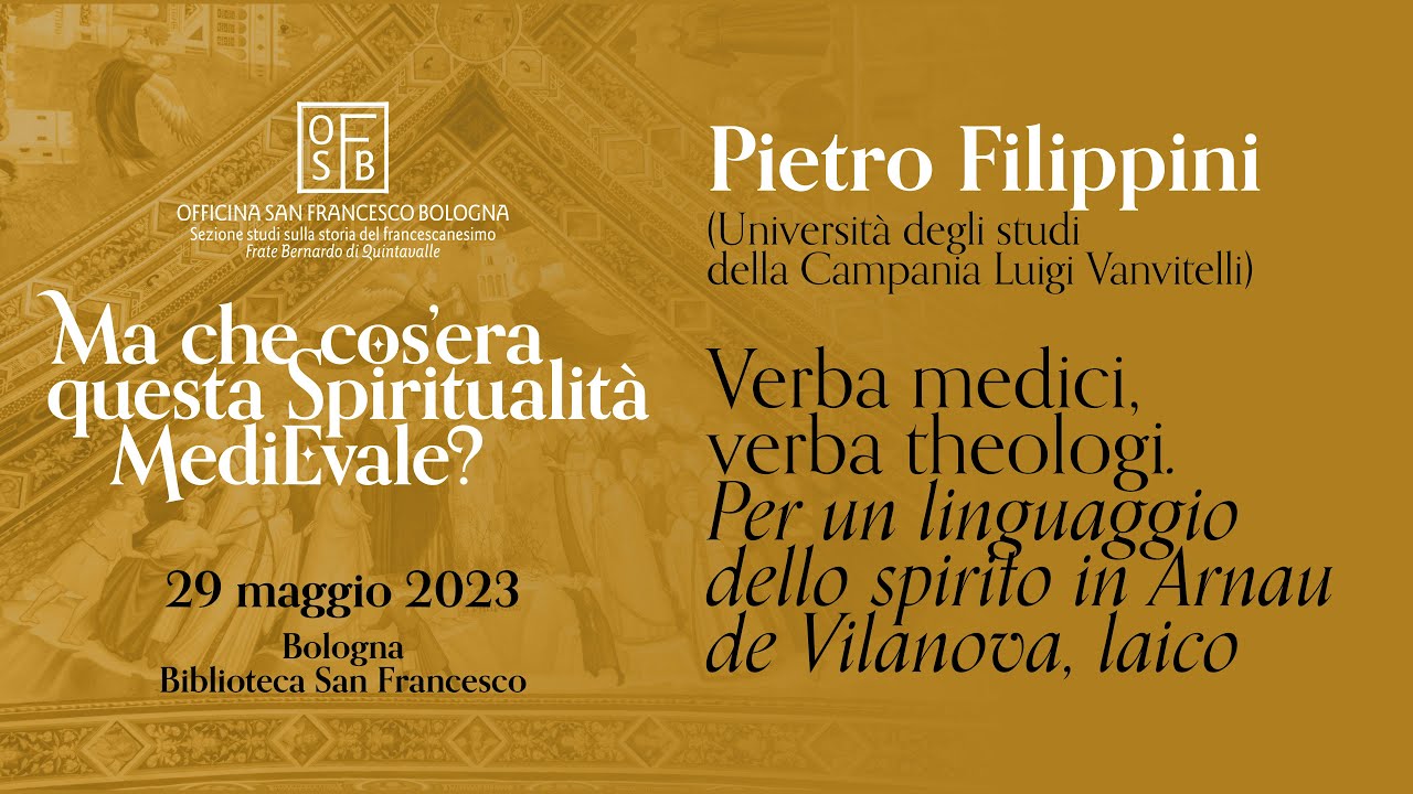Pietro Filippini, Verba medici, verba theologi. Per un linguaggio dello ...