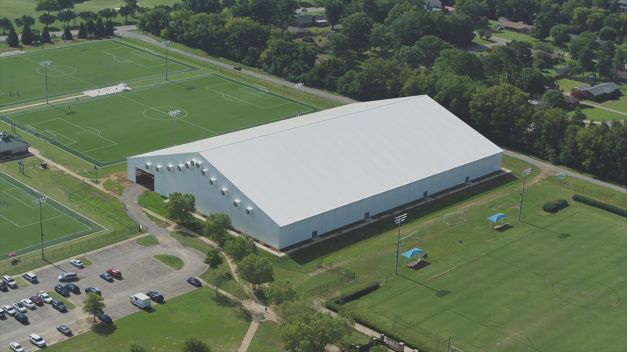 New Enclosed Soccer Field (Newsbreak) - YouTube