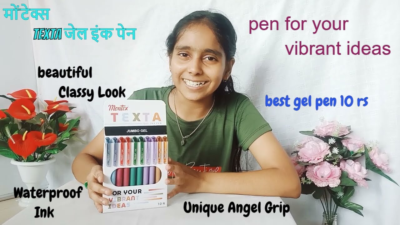 Montex Texta Waterproof Gel Pen: Your New Writing Companion - YouTube