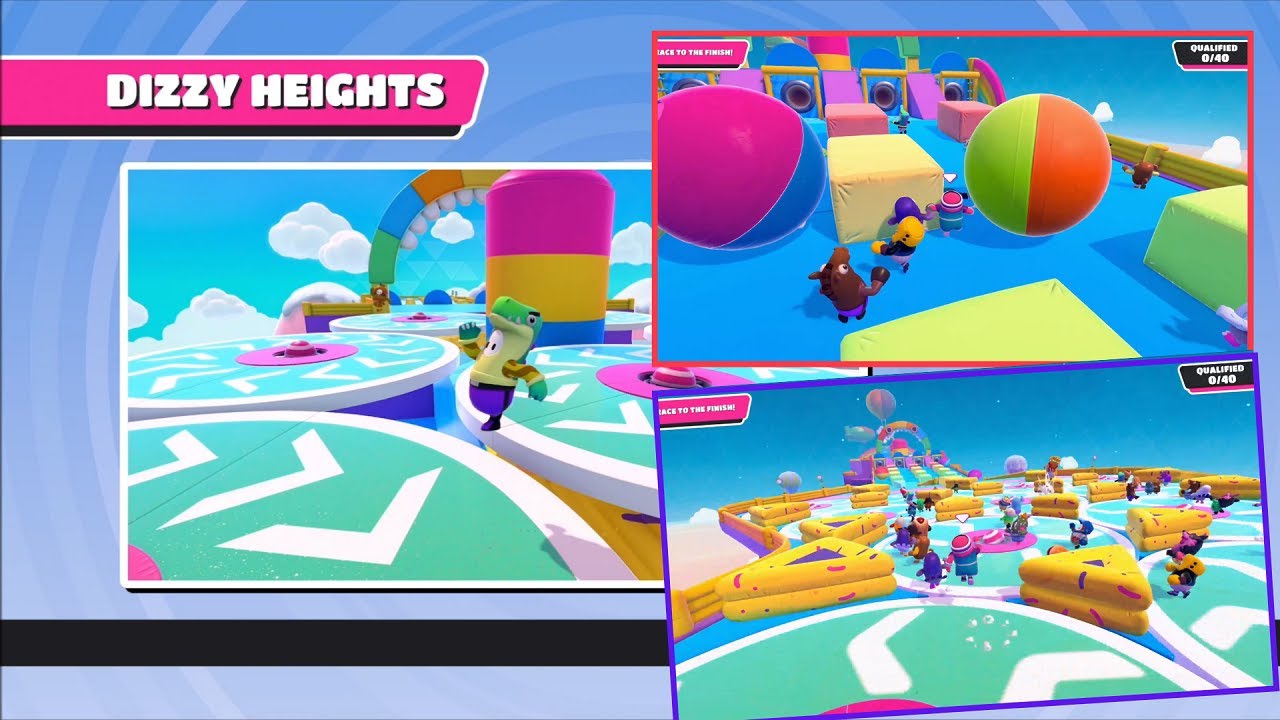 FALL GUYS: Ultimate Knockout Gameplay / DIZZY HEIGHTS - YouTube