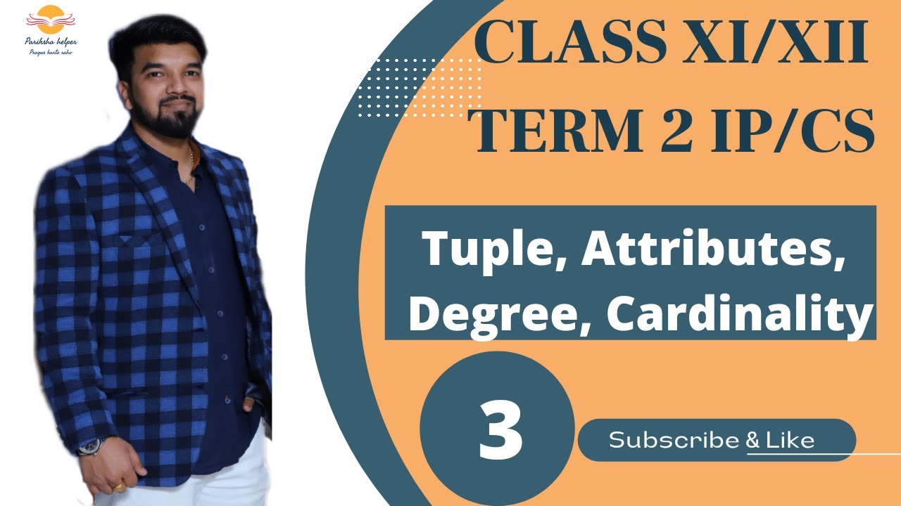 Tuple Attributes Degree And Cardinality In Database Table Tuple