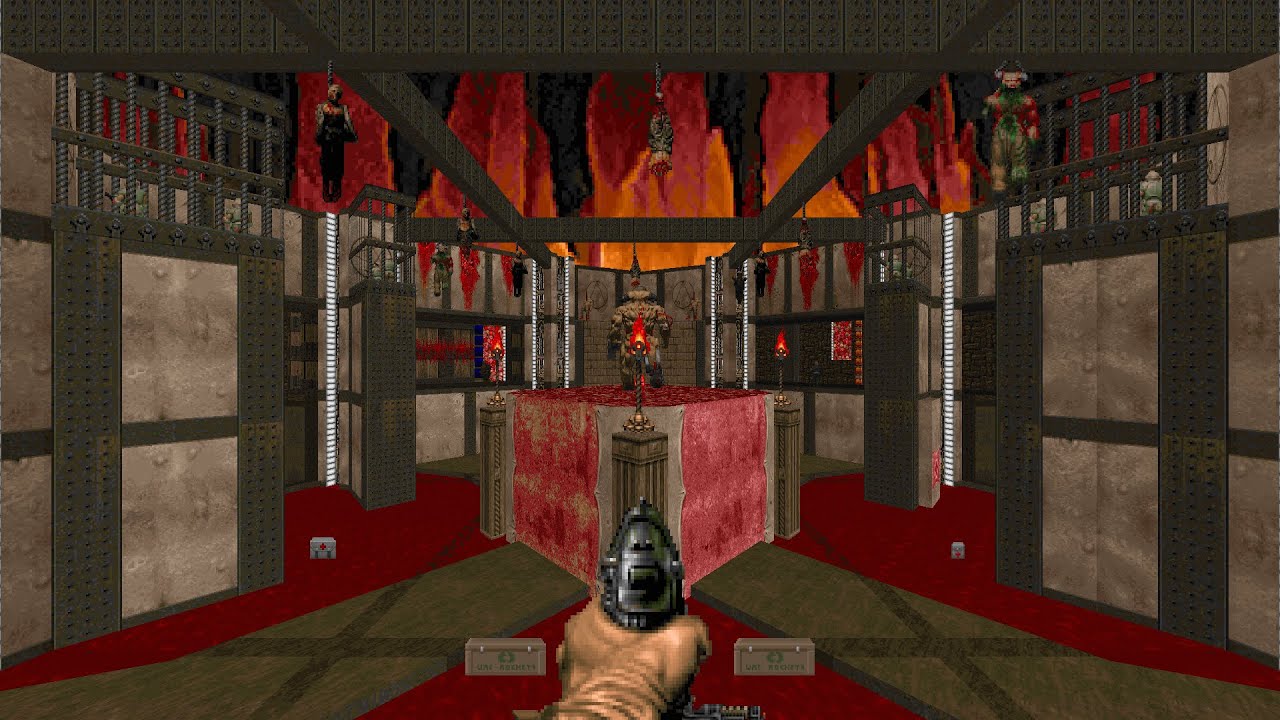 Doom 2: Legacy of Rust - E1M7 (Map 7): Forfeited Salvation (UV Max ...