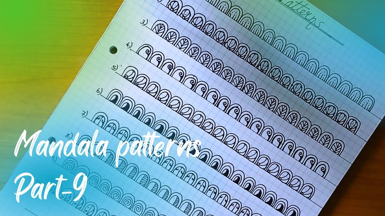 Easy Mandala patterns for beginning || Part-9|| Mandala Art || Mandala ...