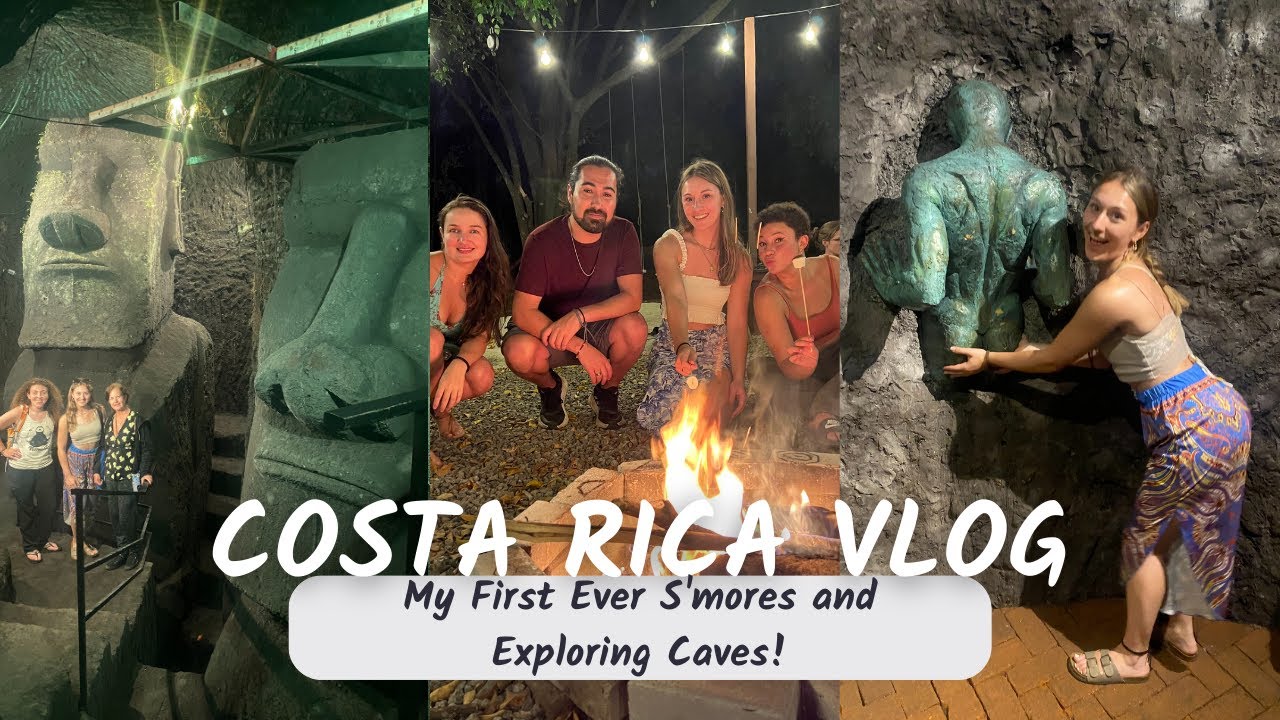 First S'mores and Exploring Caves (Costa Rica Vlog 4) - YouTube