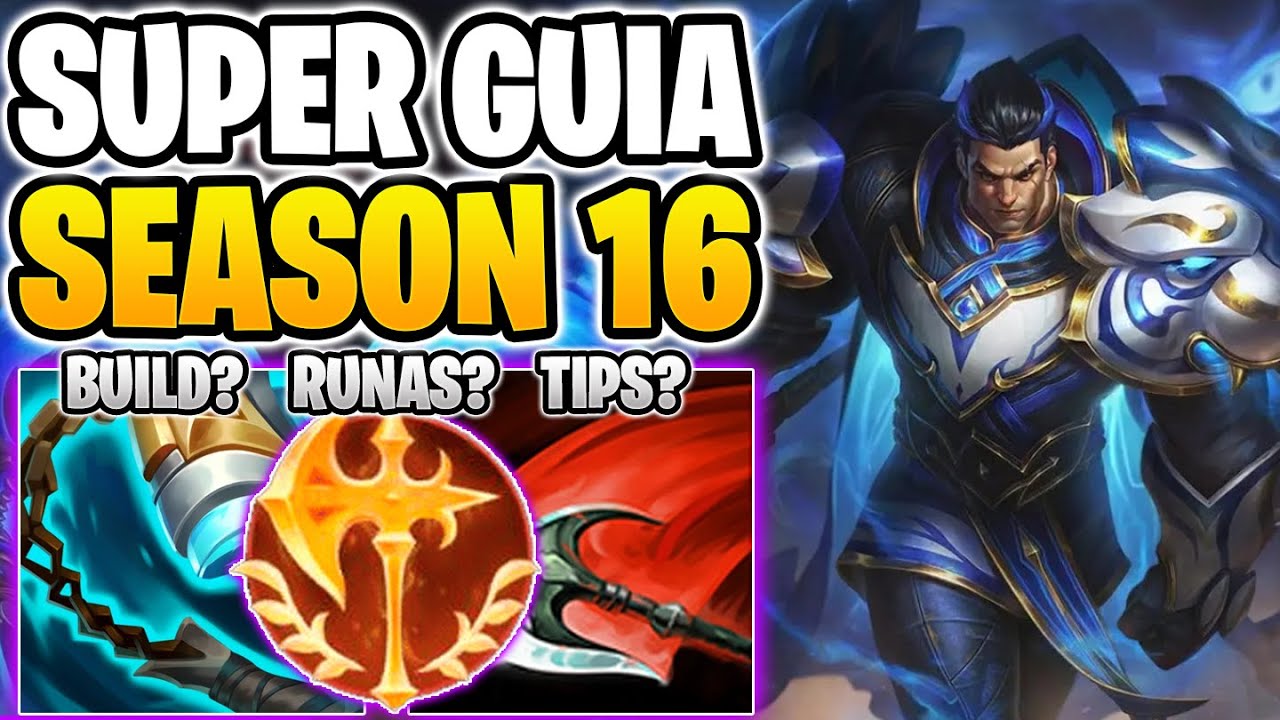 GUIA DE DARIUS SEASON 16 | COMO JUGAR DARIUS TOP FACIL Y RAPIDO | BUILD ...