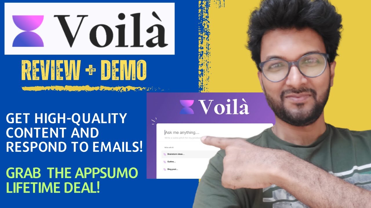 Voila Review + Demo – Get high-quality content and respond to emails ...