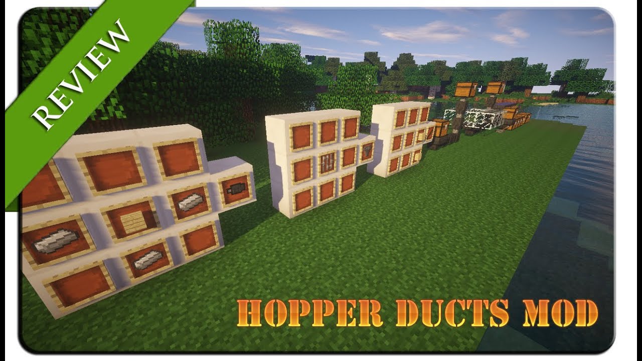 Hopper Ducts Mod - Trasporte rapido y eficiente de items [Minecraft 1.7 ...