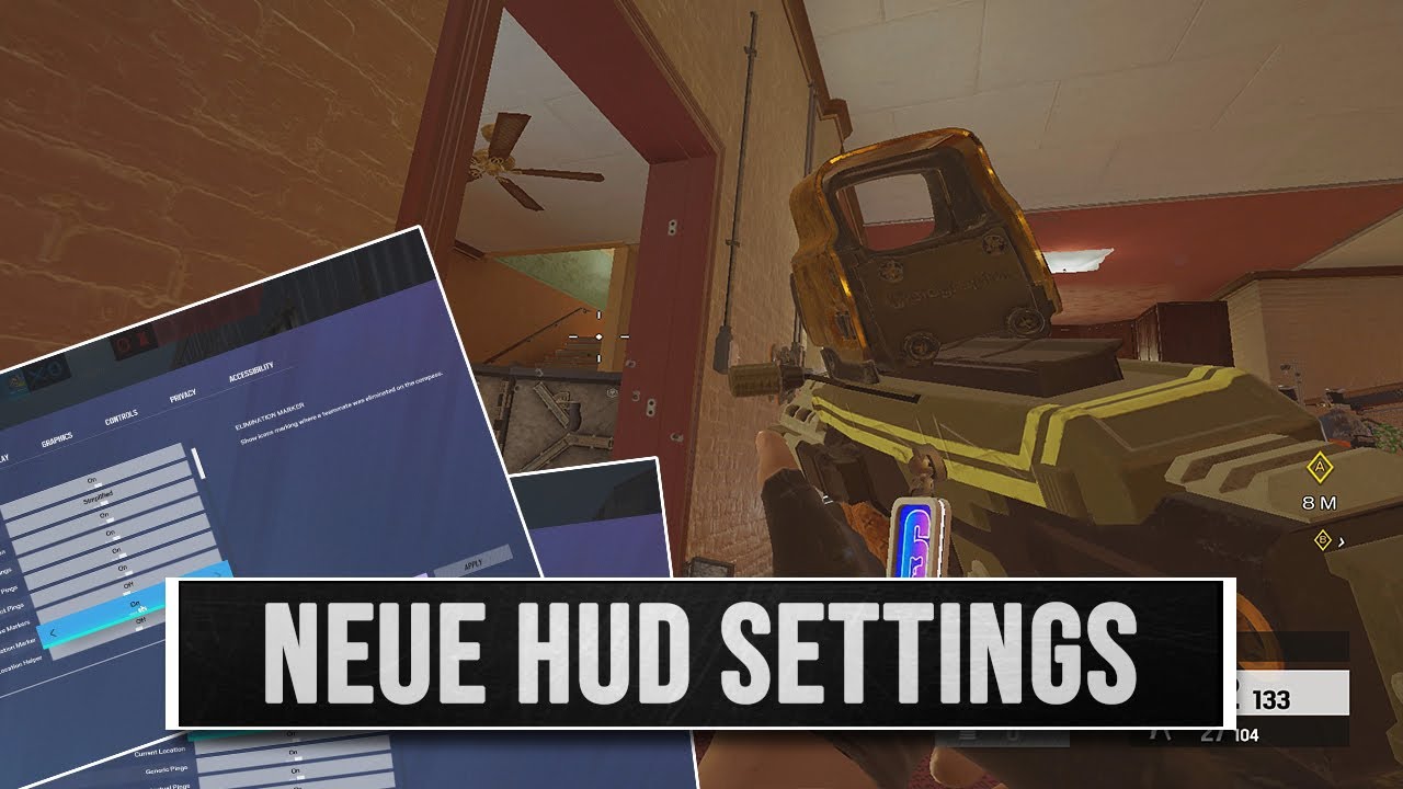 Das neue HUD richtig einstellen - Rainbow Six Siege Guide - YouTube