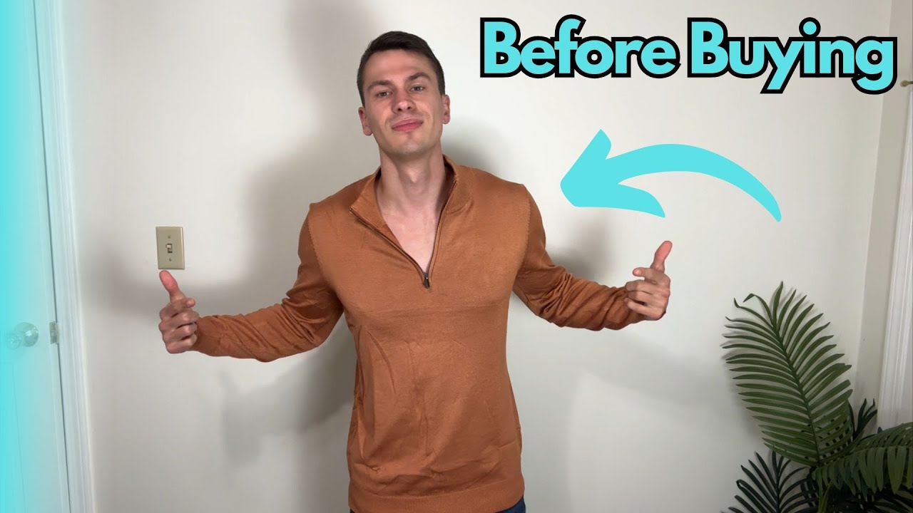 Coofandy Quarter Zip Review and Size Guide - YouTube