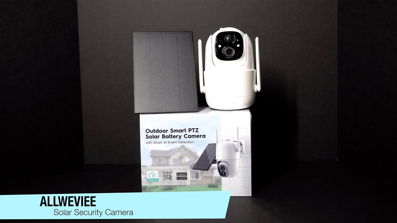 ALLWEVIEE Solar Powered Security Camera - YouTube