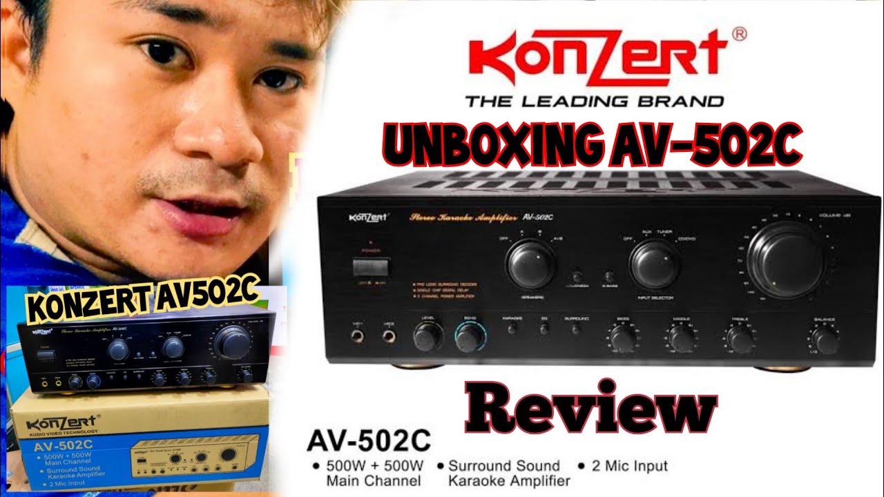 Konzert AV502C Amplifier New Model 2021 + Review Updates Price - YouTube
