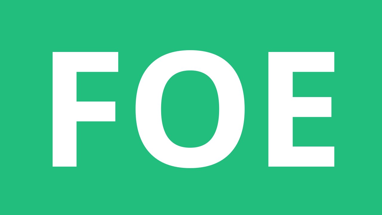 How To Pronounce Foe - Pronunciation Academy - YouTube