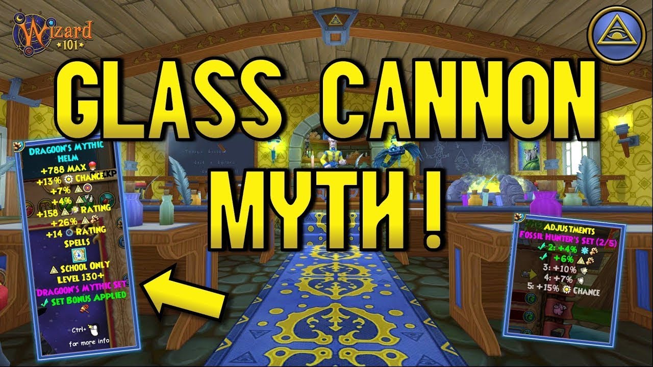 Wizard 101 PVP Glass Cannon Myth 160 Gamble Whaz Good!! - YouTube