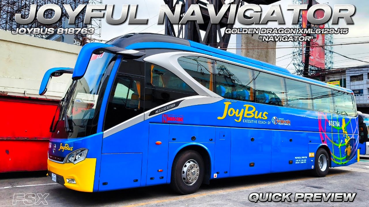 QUICK PREVIEW: JOYBUS NEWEST GOLDEN DRAGON NAVIGATOR - YouTube