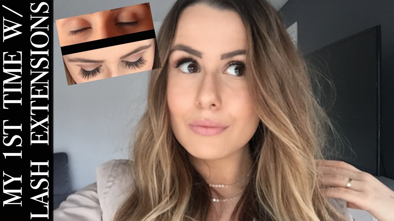ARE EYELASH EXTENSIONS WORTH THE HYPE?! | MY FIRST EXPERIENCE WITH LASH EXTENSIONS - YouTube