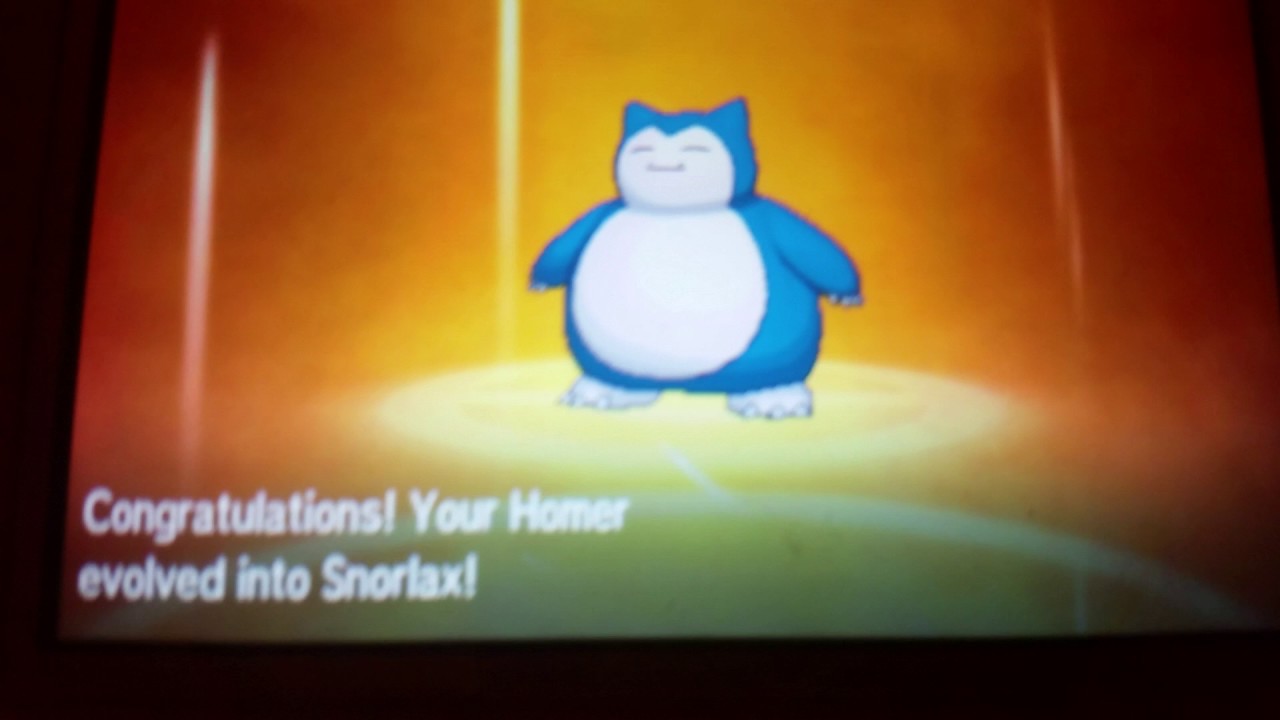 Pokemon Snorlax Evolution Chart