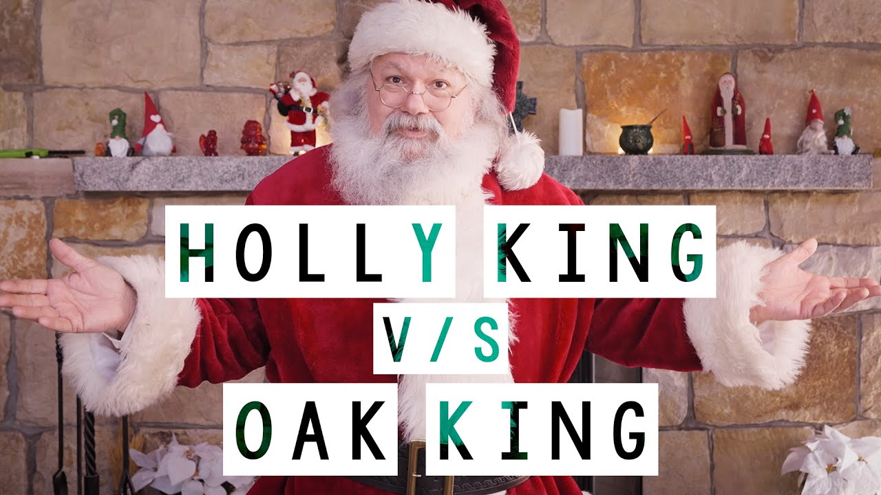 Holly King vs Oak King | Symbols of the Seasons | Storytime with Santa ...