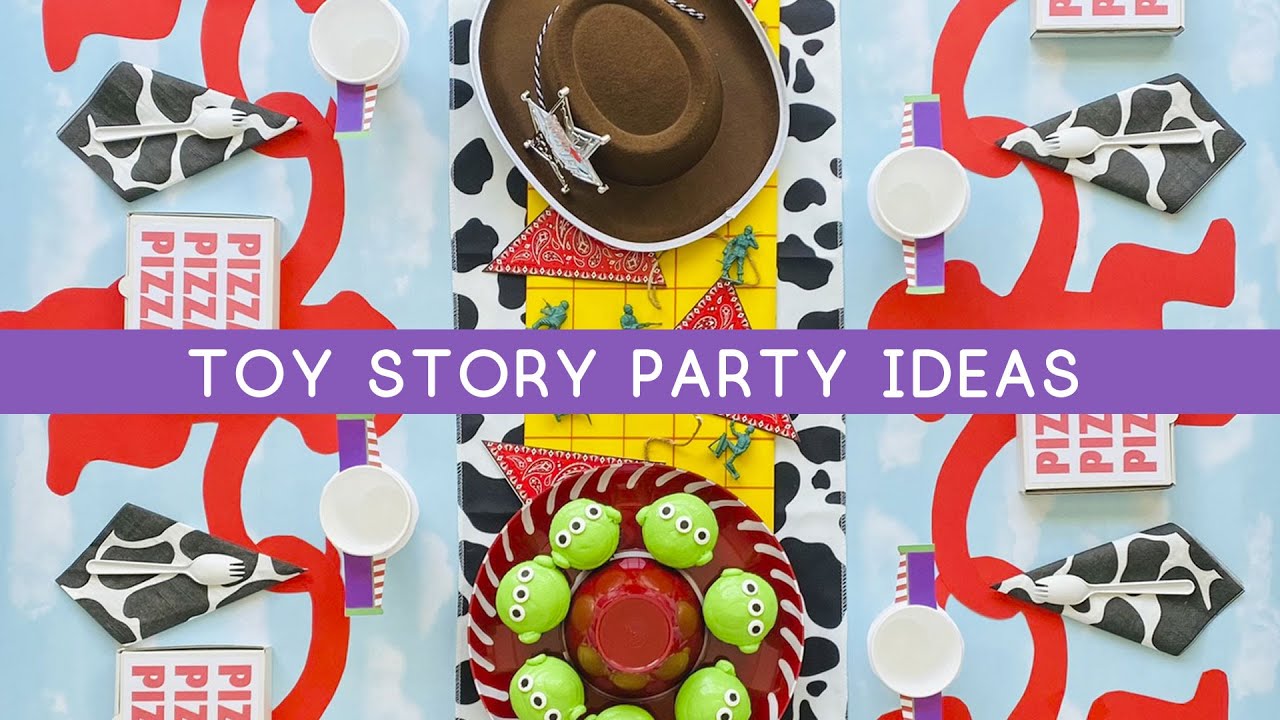 Easy DIY Toy Story party decorations - YouTube