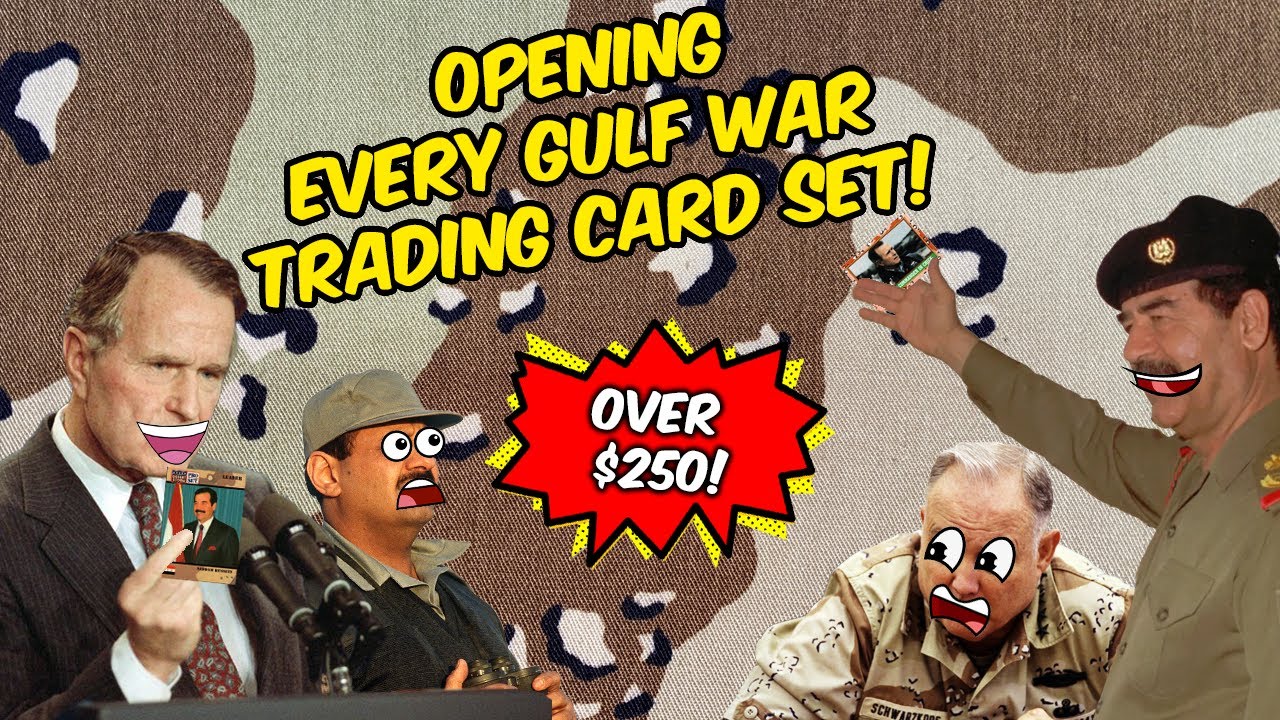 Unboxing and Covering The History of Gulf War Trading Cards | Uniform ...