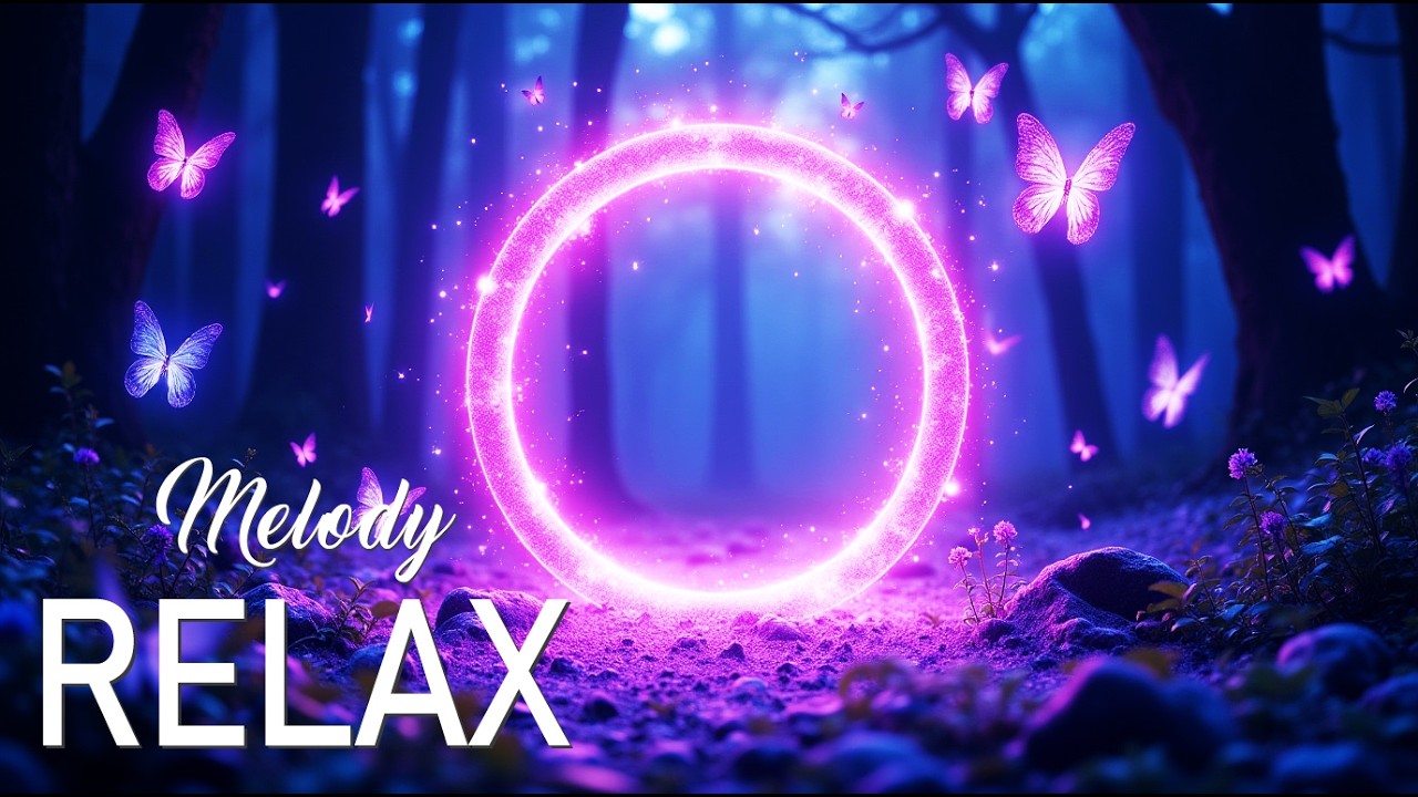 Relaxing Sleep Melody: Enchanted Purple Dreams & Cosmic Serenity | R E ...