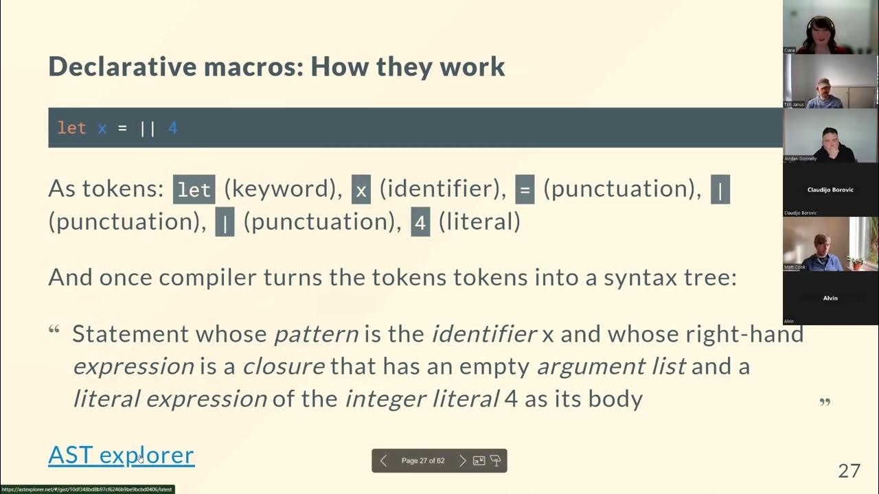 Macros (Rust for Rustaceans Book Club: Chapter 7) - YouTube