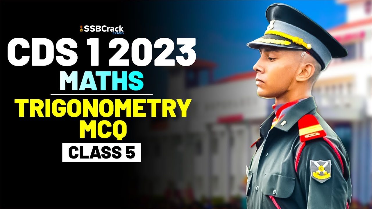 CDS 1 2023 Exam Maths Important Question & Answer - Trigonometry ...