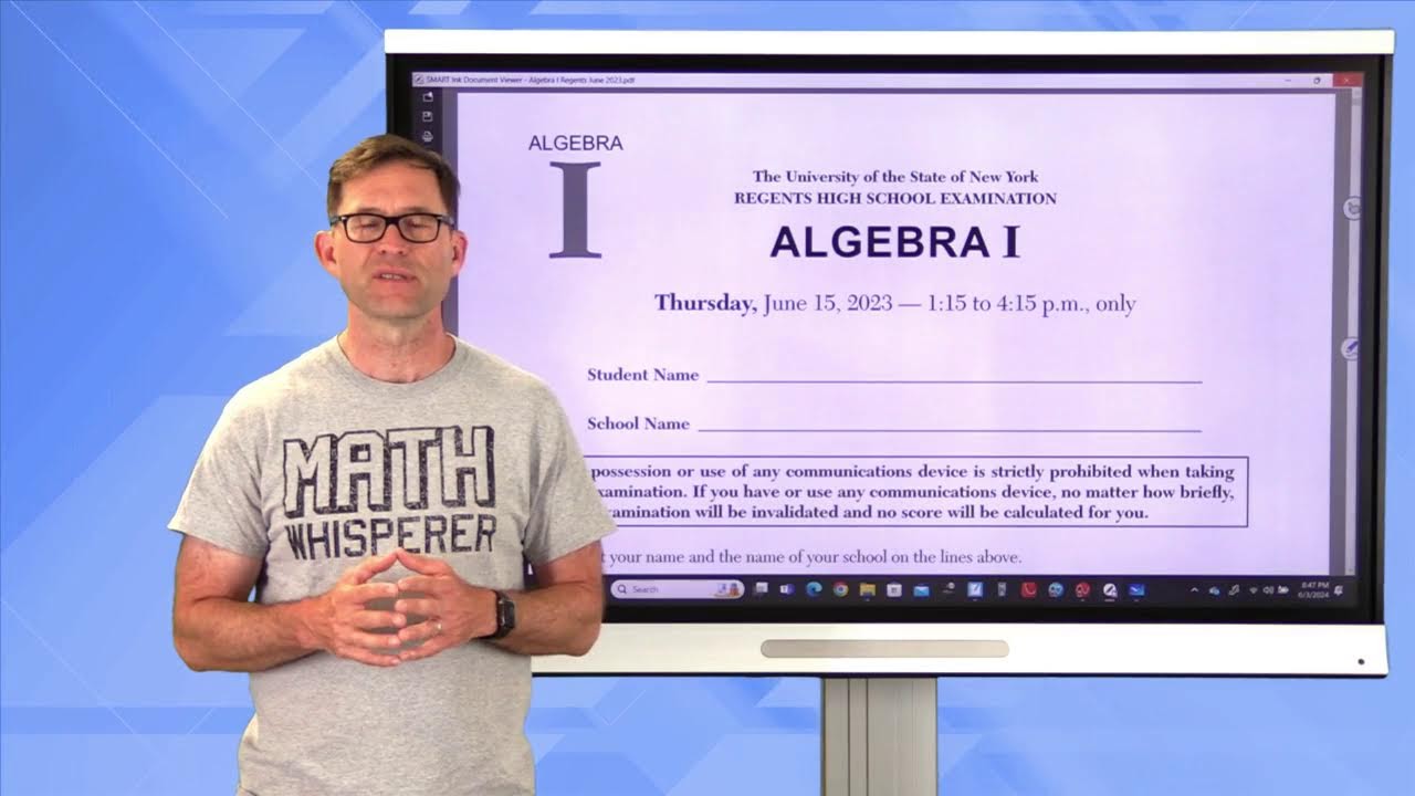 Regents Exams Algebra 1