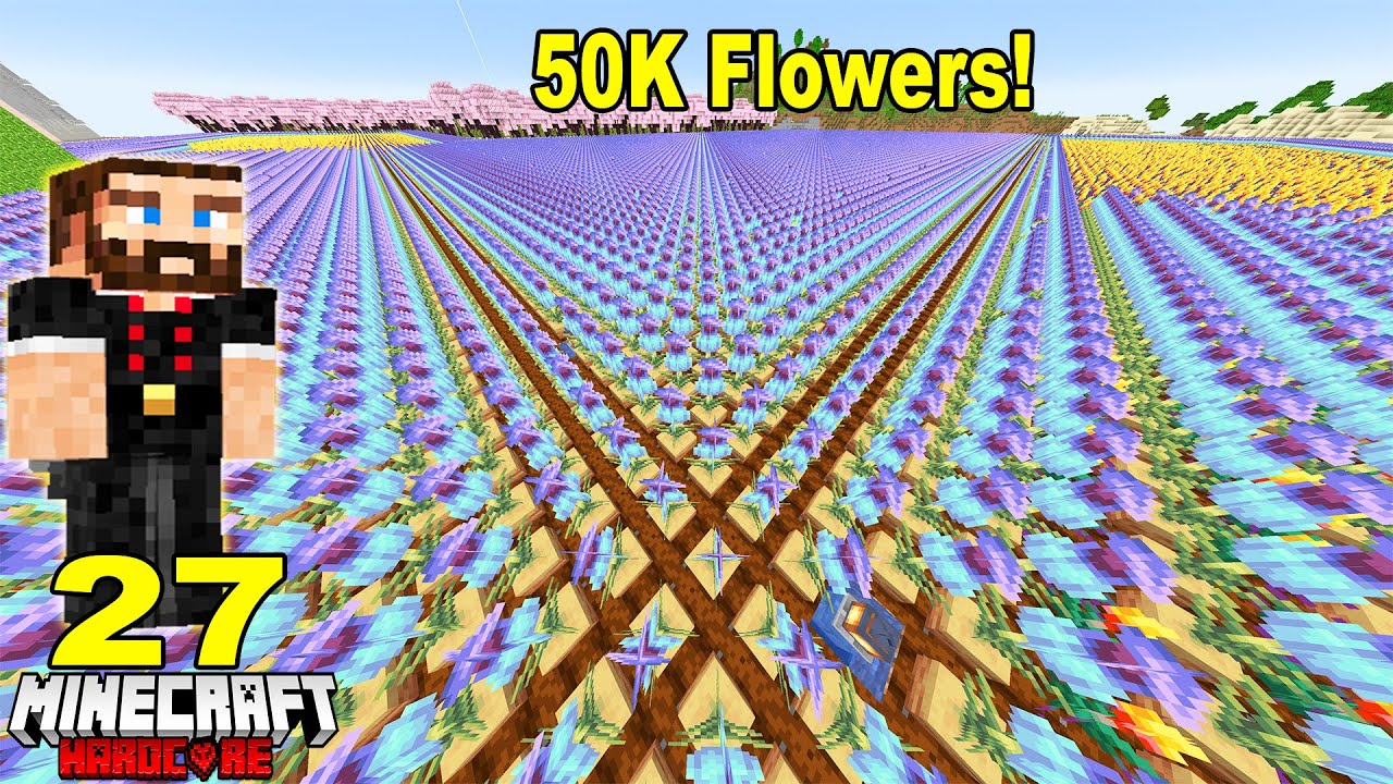 I Built The Largest TorchFlower & Pitcher Pod Field In Hardcore ...