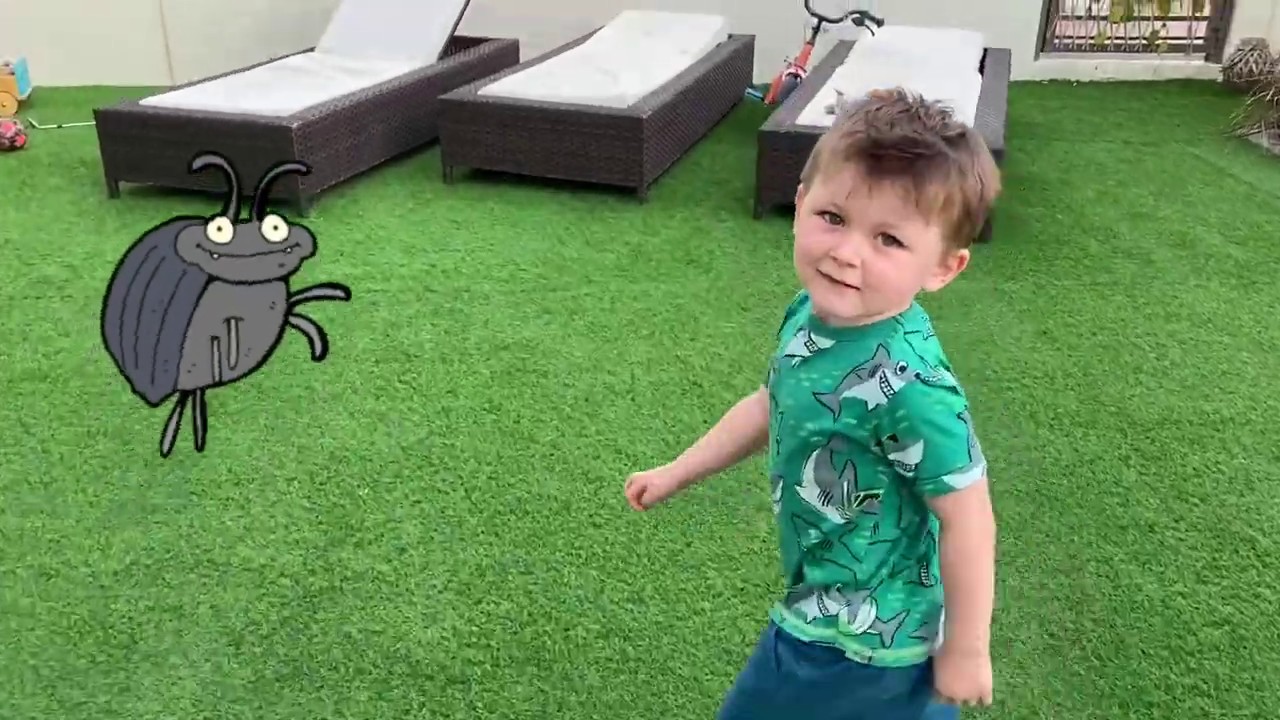 The Bug Series: Guy Finds a Dung Beetle in the Garden! - YouTube