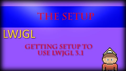 Making a 2D game with LWJGL 3 and Java - YouTube