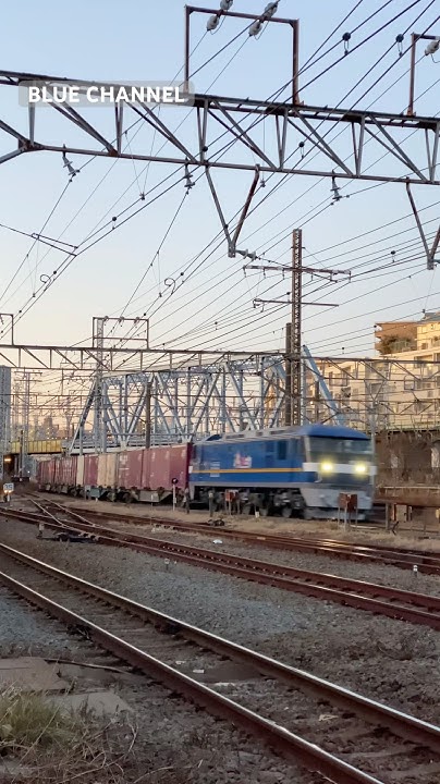 (貨物列車) 2025/01/08 1096レ EF210-363 + コキ20B (名古屋タ〜札幌タ) #Shorts - YouTube