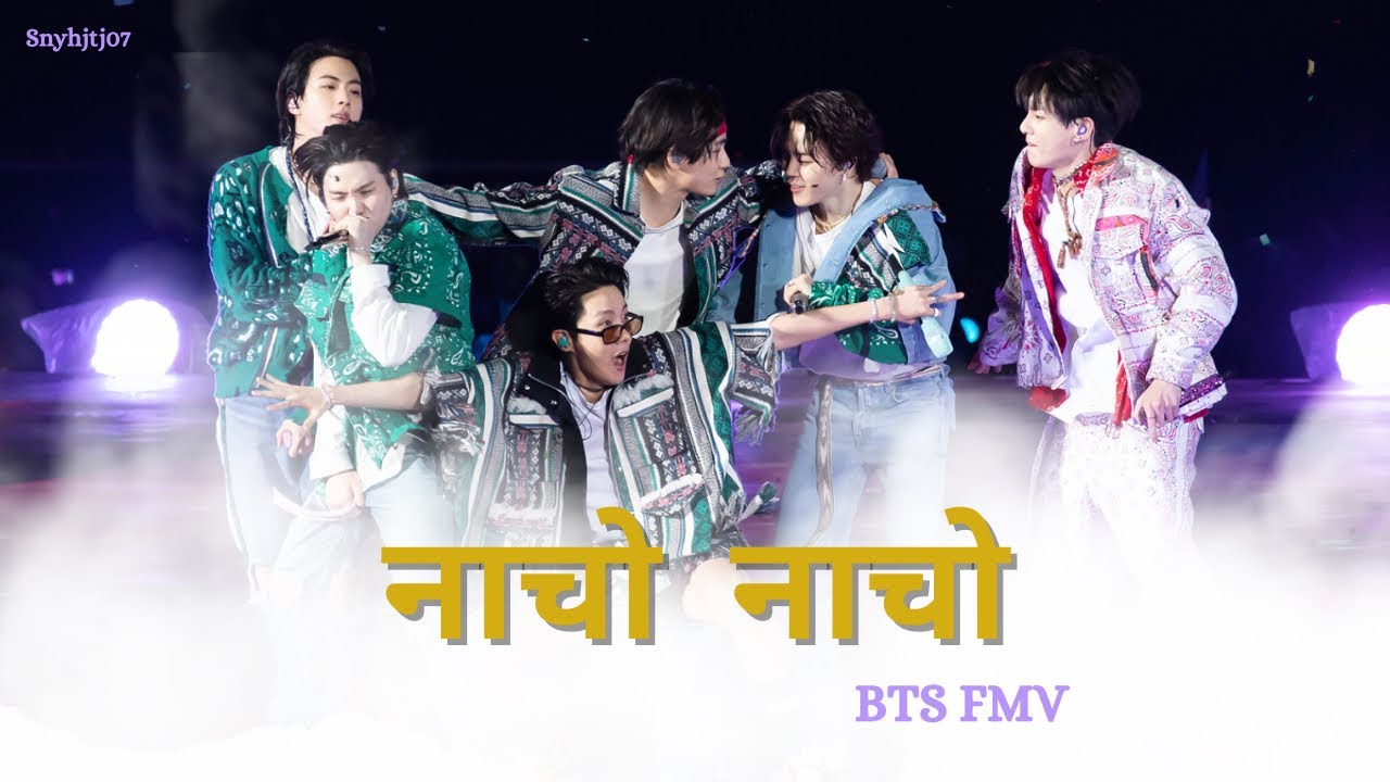 BTS - nacho nacho BTS hindi song FMV💜 BTSXBOLLYWOOD 💜 BTS hindi song ...