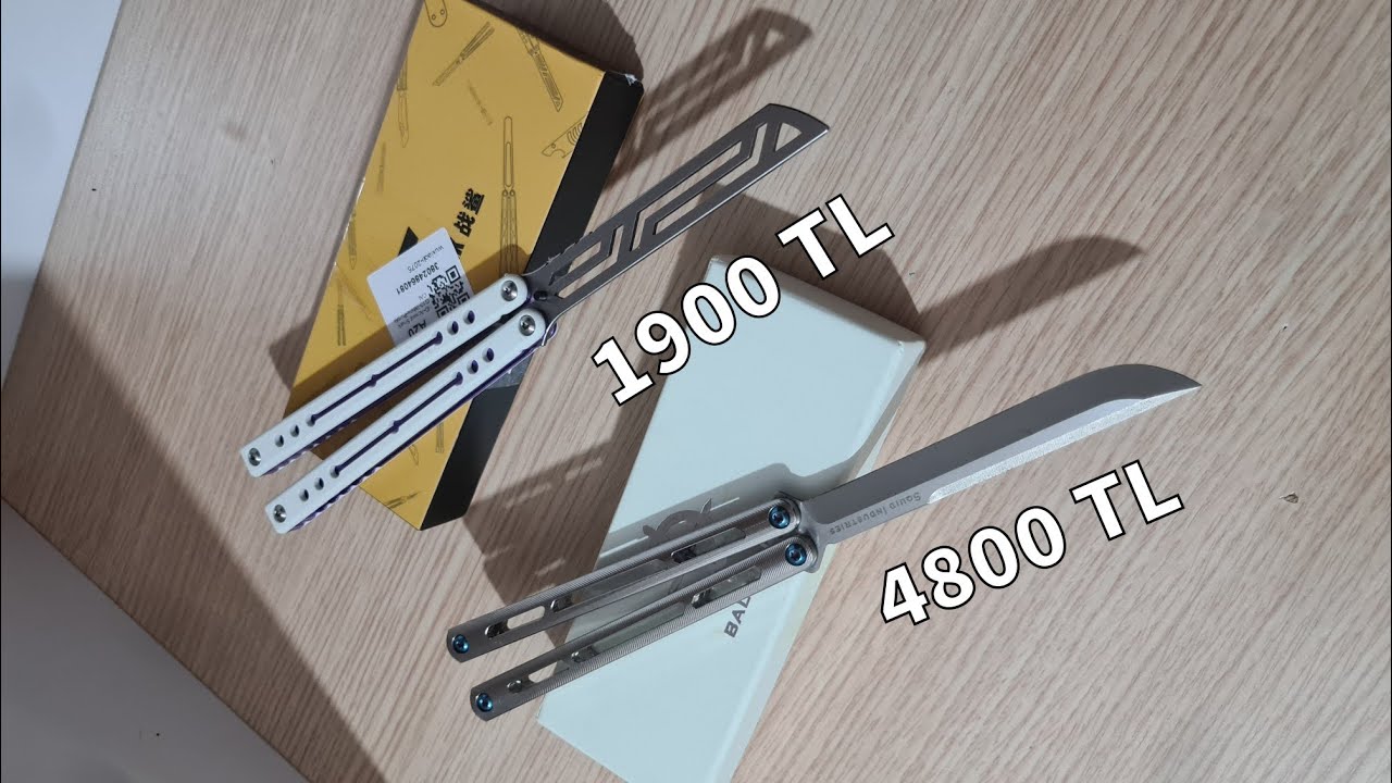 İkili Kelebek Bıçak Açılımı ve İlk İzlenim (Baliplus Tsunami V4 & Armed ...