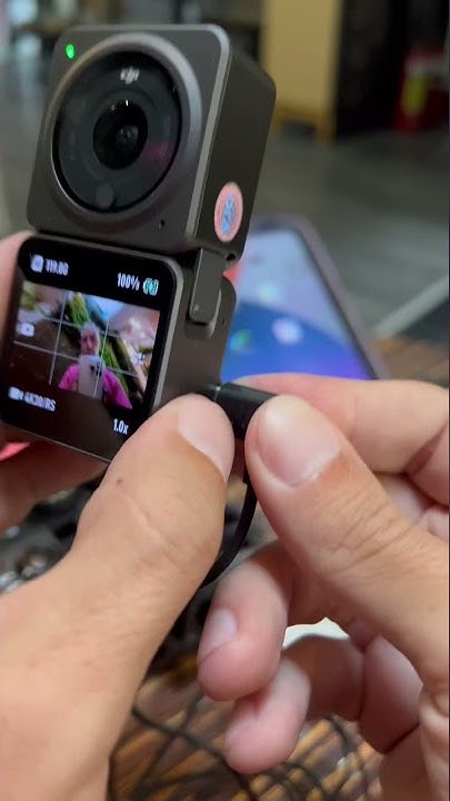 Экшен камера DJI Action 2 Подключение USB-C микрофона - YouTube
