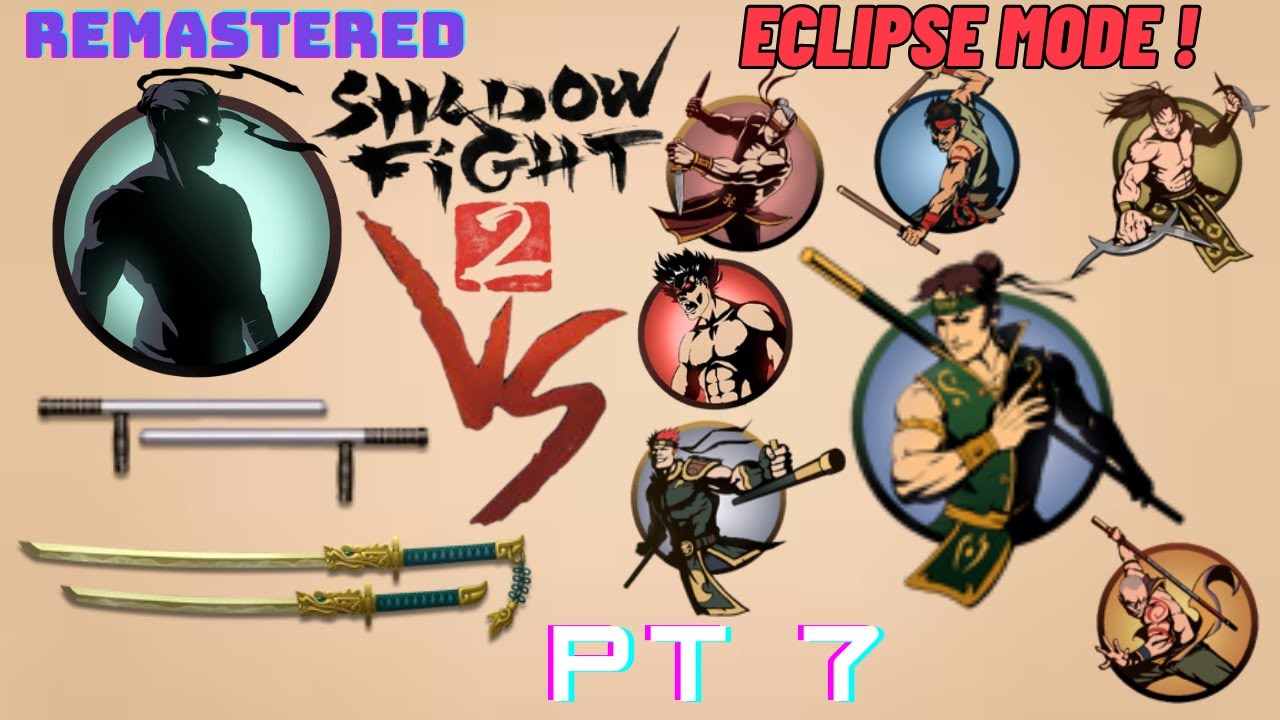 Shadow Fight 2 | Gameplay Walkthrough Part 7 [REMASTERED] [Eclipse Mode] - Defeat Dragon / Act 2 ...