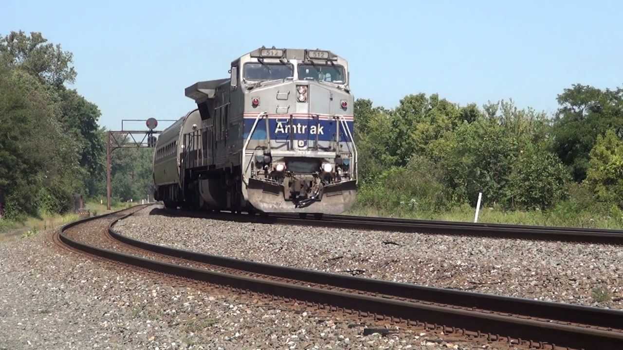 Amtrak 42 - The Pennsylvanian with AMTK 512 (B32-8WH) at CP CANNON ...