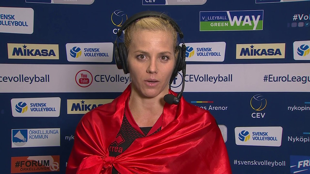 Captain Arjola Prenga & team Albania react to winning bronze medal at ...