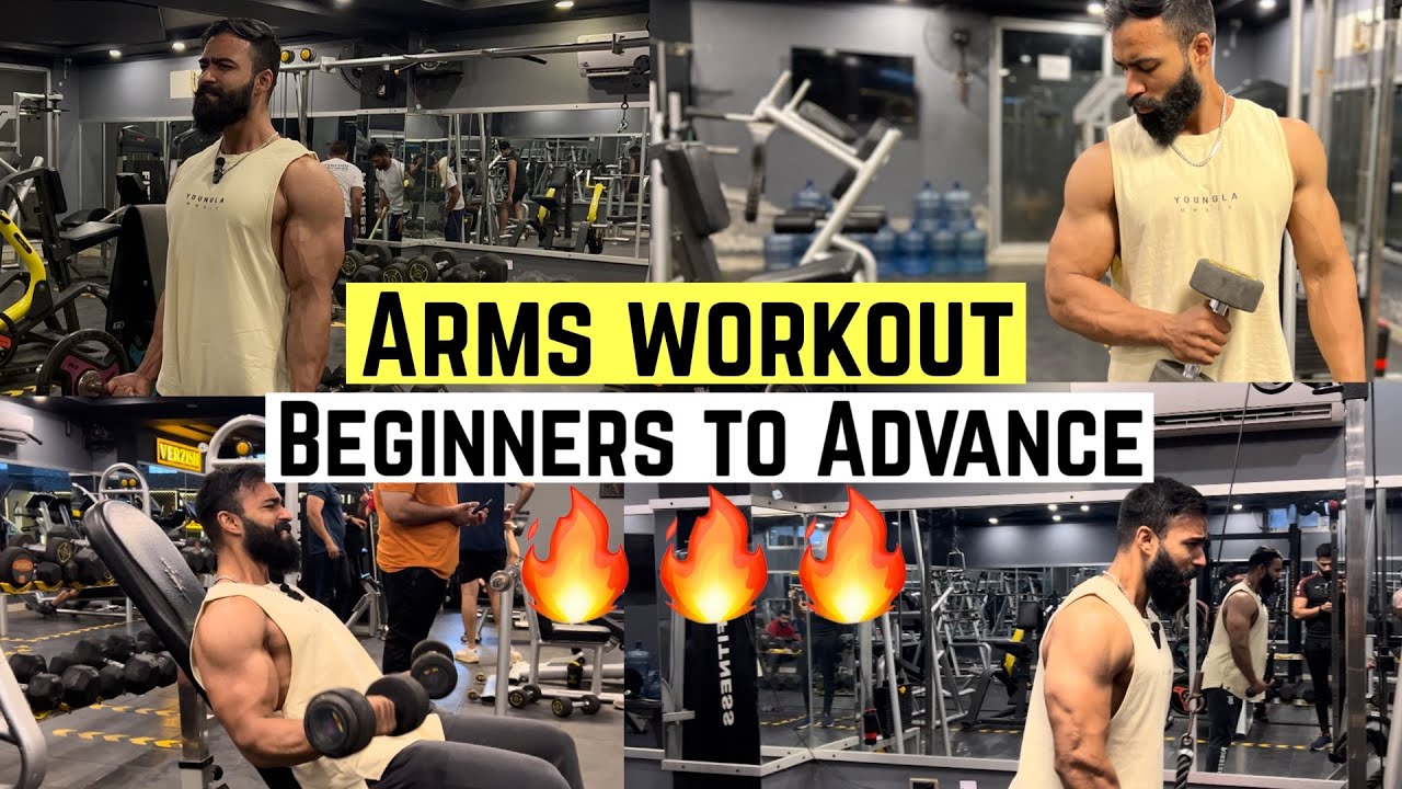 Arms Workout 🔥| Arms Workout For Beginners To Advance Hindi/Urdu - YouTube
