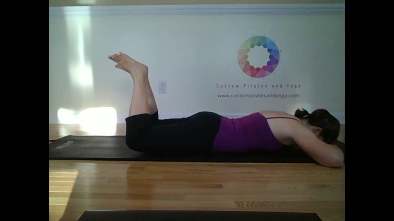 Pilates Heel Squeeze - YouTube