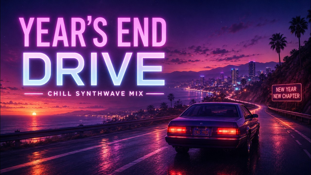 Best Chill Synthwave for Night Drives | 2025 Year’s End Mix - YouTube