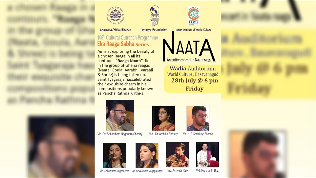 NAATA - An entire concert in Naata raaga - YouTube