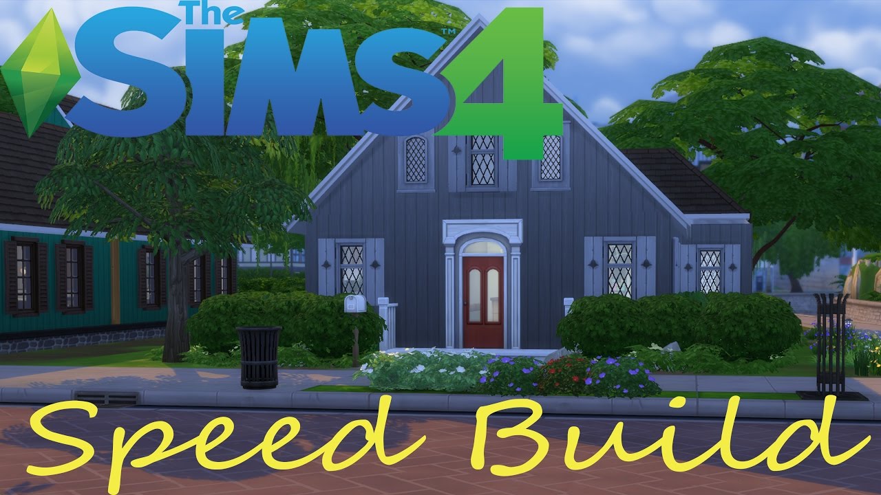 The Sims 4: Speed Build - THE BRO HOUSE (Newcrest Town Series) - YouTube