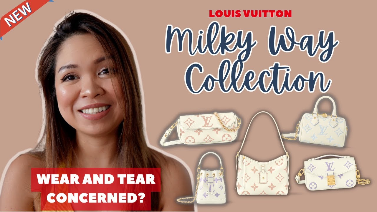 WILL IT GET DIRTY EASILY? | LV MILKY WAY COLLECTION FULL REVIEW - YouTube