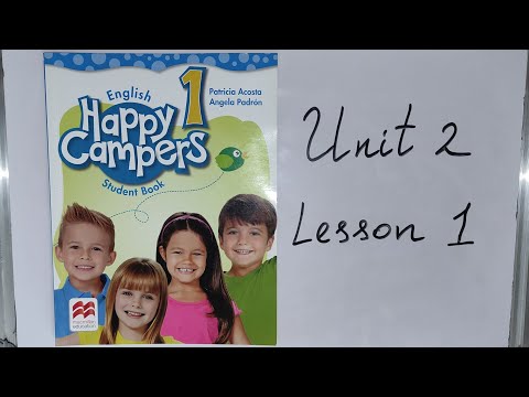 1-ci sinif ingilis dili (Happy Campers 1)Unit 2 Lesson 1 ən son izah 2022
