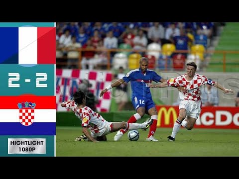 France 2 x 2 Croatia (Zidane, Henry, Modric) UEFA Euro 2004 Extended ...