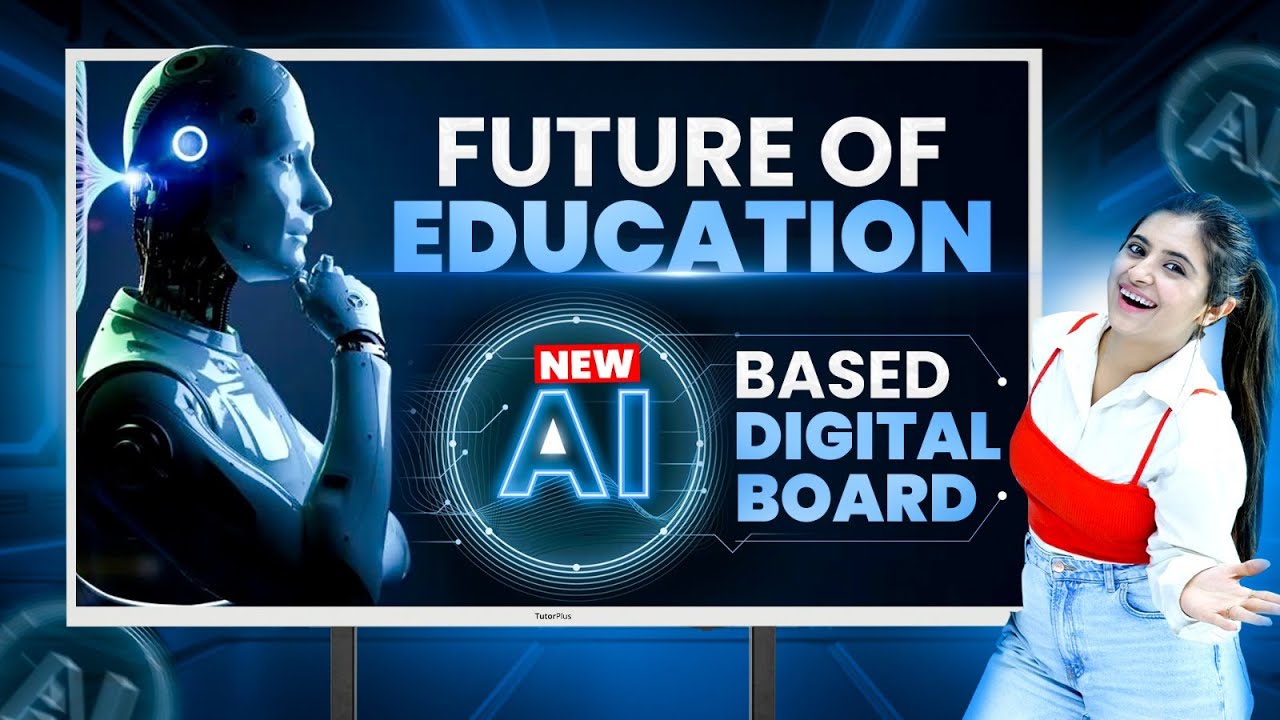 NEW AI BASED DIGITAL BOARD IN INDIA | Tutor Plus Digital Board | @StudiobyEdusquadz - YouTube